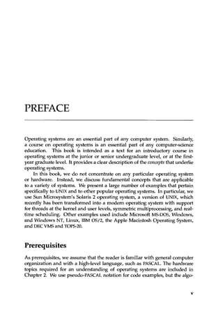 Operating system concepts 5th edition by silberschatz & galvin | PDF