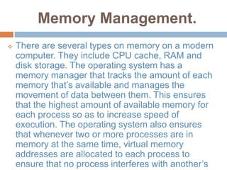 Operating system destop | PPT