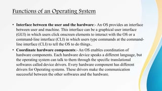Operating System DOS and Windows | PPTX