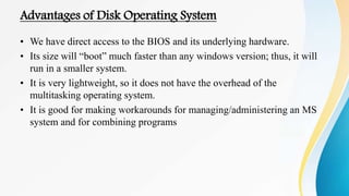 Dos Operating System