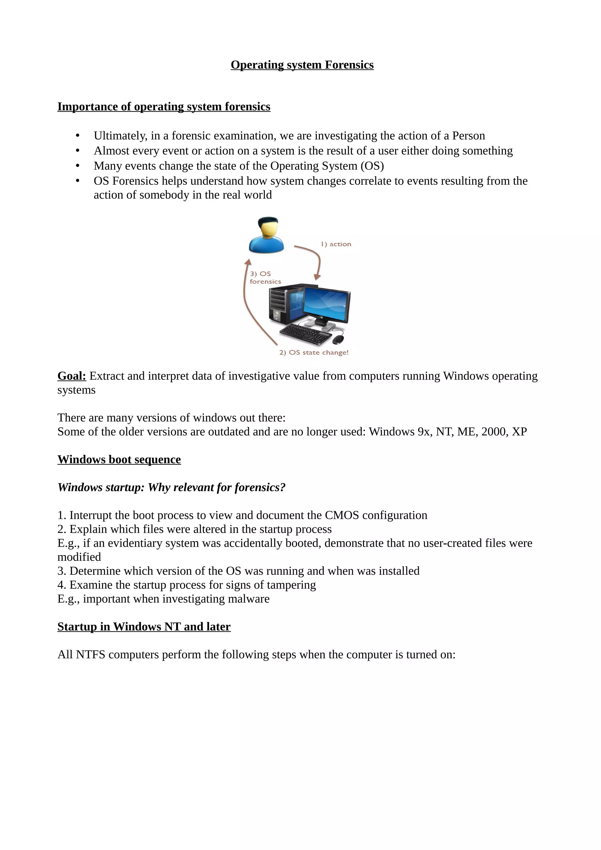 Operating System Forensics Odt