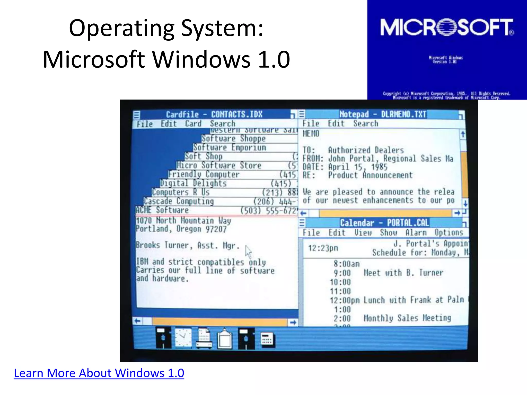 Operating system history | PPTX
