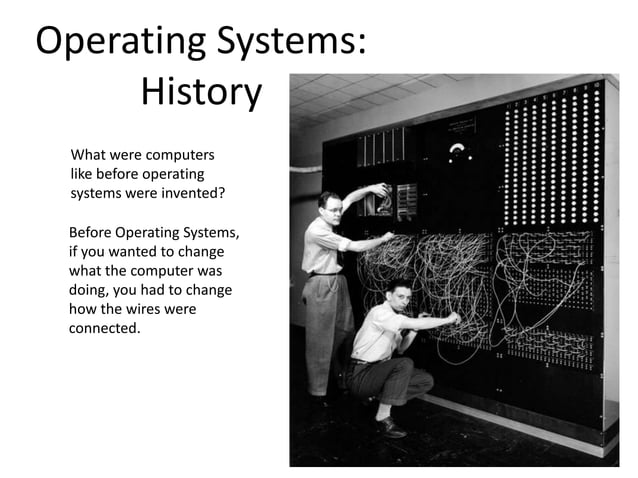 Operating system history | PPTX