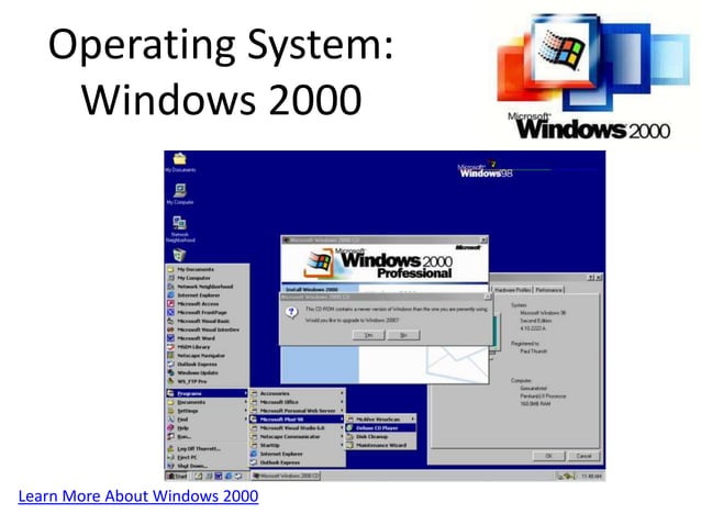 Operating system history | PPTX