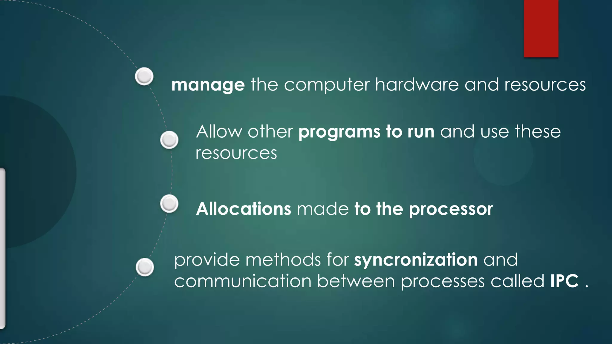 Operating System Kernal Pptx Operating Systems Computer Software And Applications
