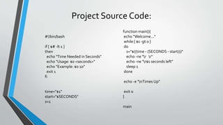 Operating system lab project | PPT