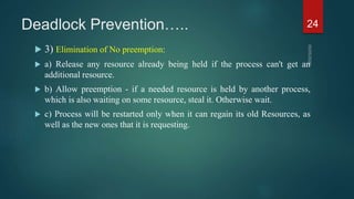 Operating system Deadlock | PPTX