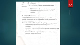 Operating system Deadlock | PPTX