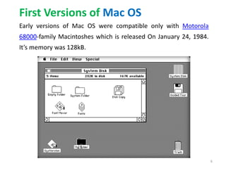Operating System Mac OS X | PPTX