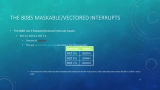 Presentation on Intel 8085 processor | PPTX