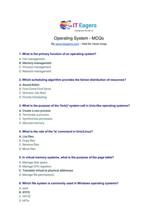 Operating System MCQs.pdf