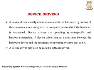 Computer Science:Operating system | PPTX