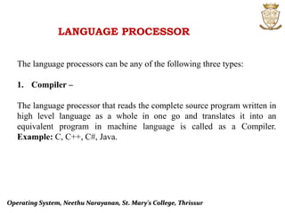 Computer Science:Operating system | PPTX | Programming Languages | Computing