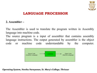 Computer Science:Operating system | PPTX | Programming Languages | Computing