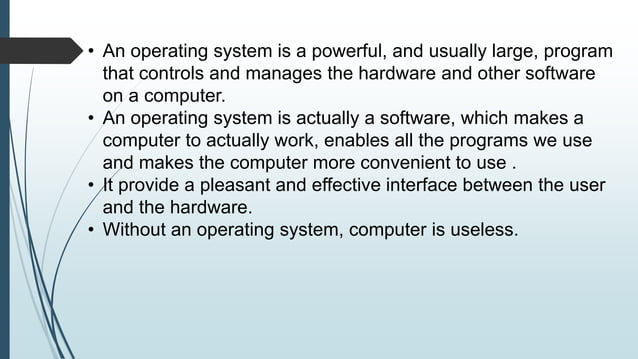 Operating system | PPT