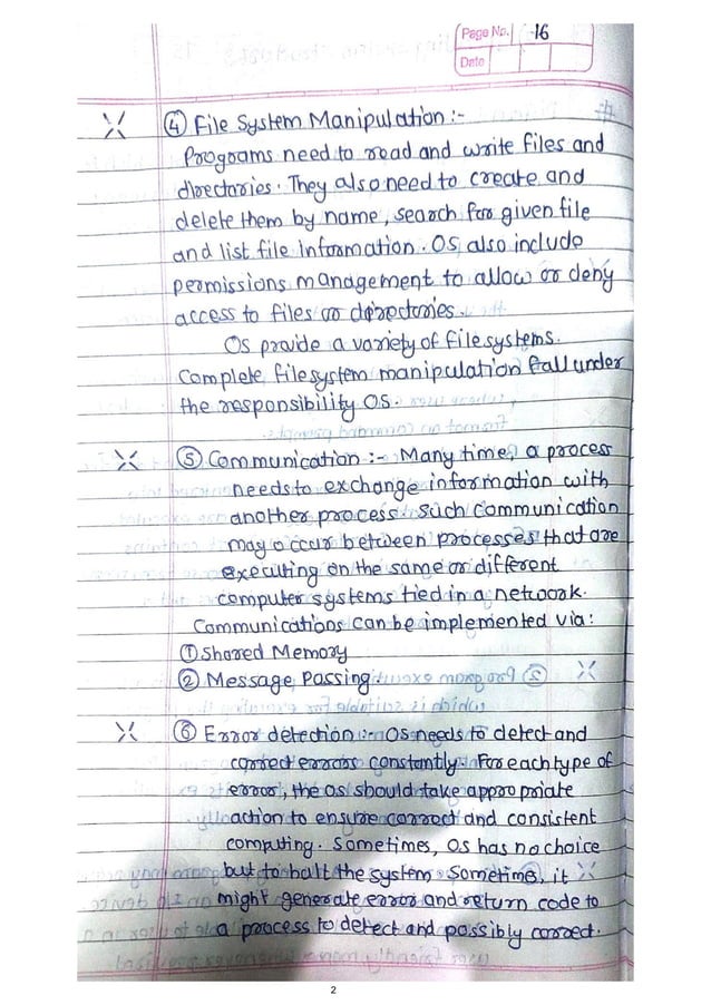 Operating System Notes Unit 2 Pdf