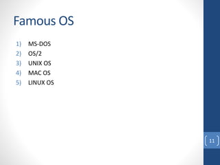 Operating system of computer | PPT