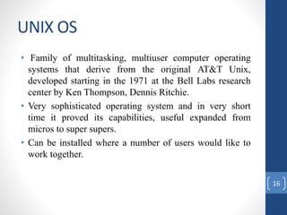 Operating system of computer | PPT