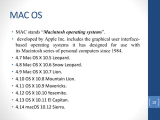 Operating system of computer | PPT