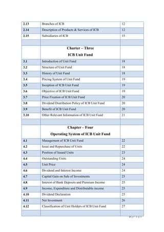 Operating system of icb unit fund | PDF