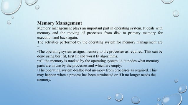 Operating System Operations Pptpptx Operating Systems Computer
