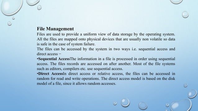 Operating System Operations Pptpptx Operating Systems Computer