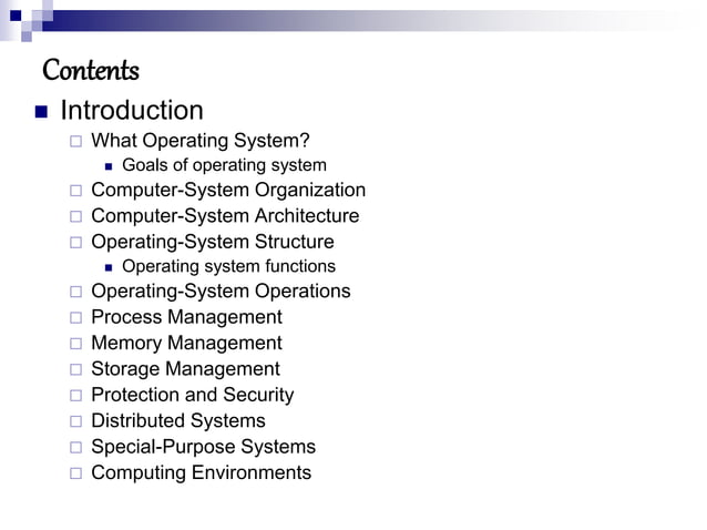 operating system over view.ppt operating sysyems | PPT | Operating ...
