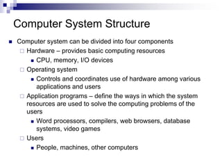 operating system over view.ppt operating sysyems | PPT | Operating ...