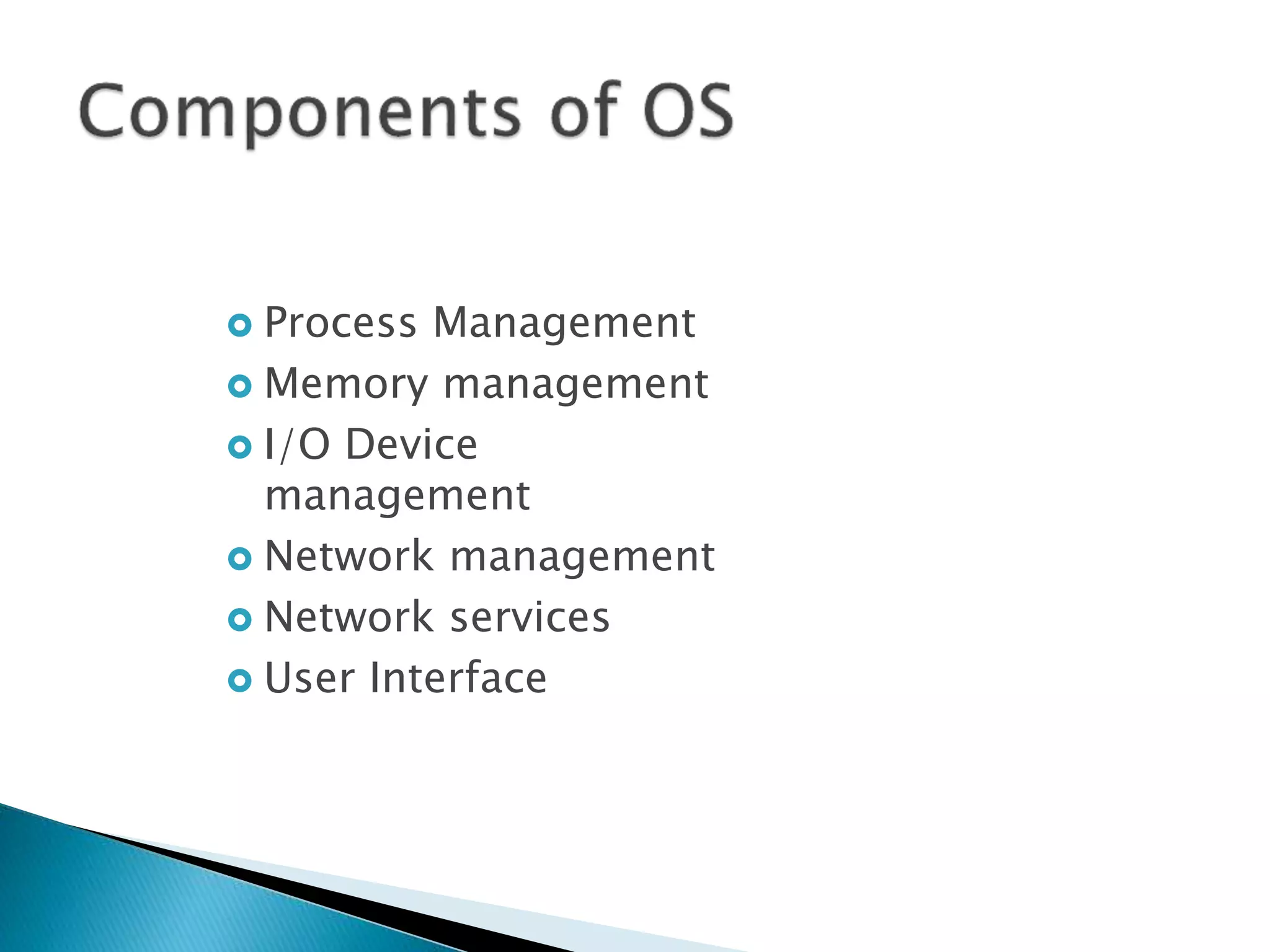Operating System Presentation Pptx Operating Systems Computer