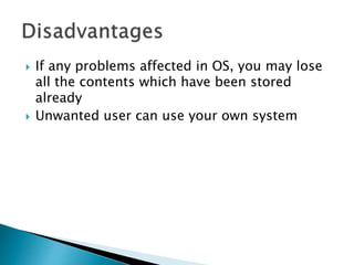 Operating system presentation | PPTX