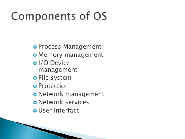 Operating system overview concepts ppt | PPTX