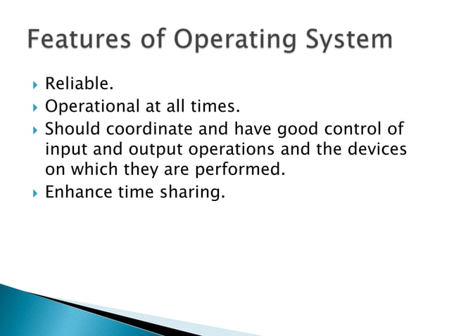 Operating system overview concepts ppt | PPTX