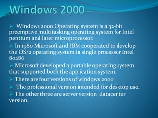 Operating system ppt | PPT