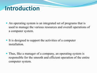 Operating system ppt | PPTX