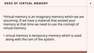 Virtual memory, operating system pptx.pptx
