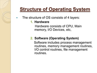 Operating system presentation | PPTX