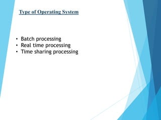 Operating system presentation | PPT