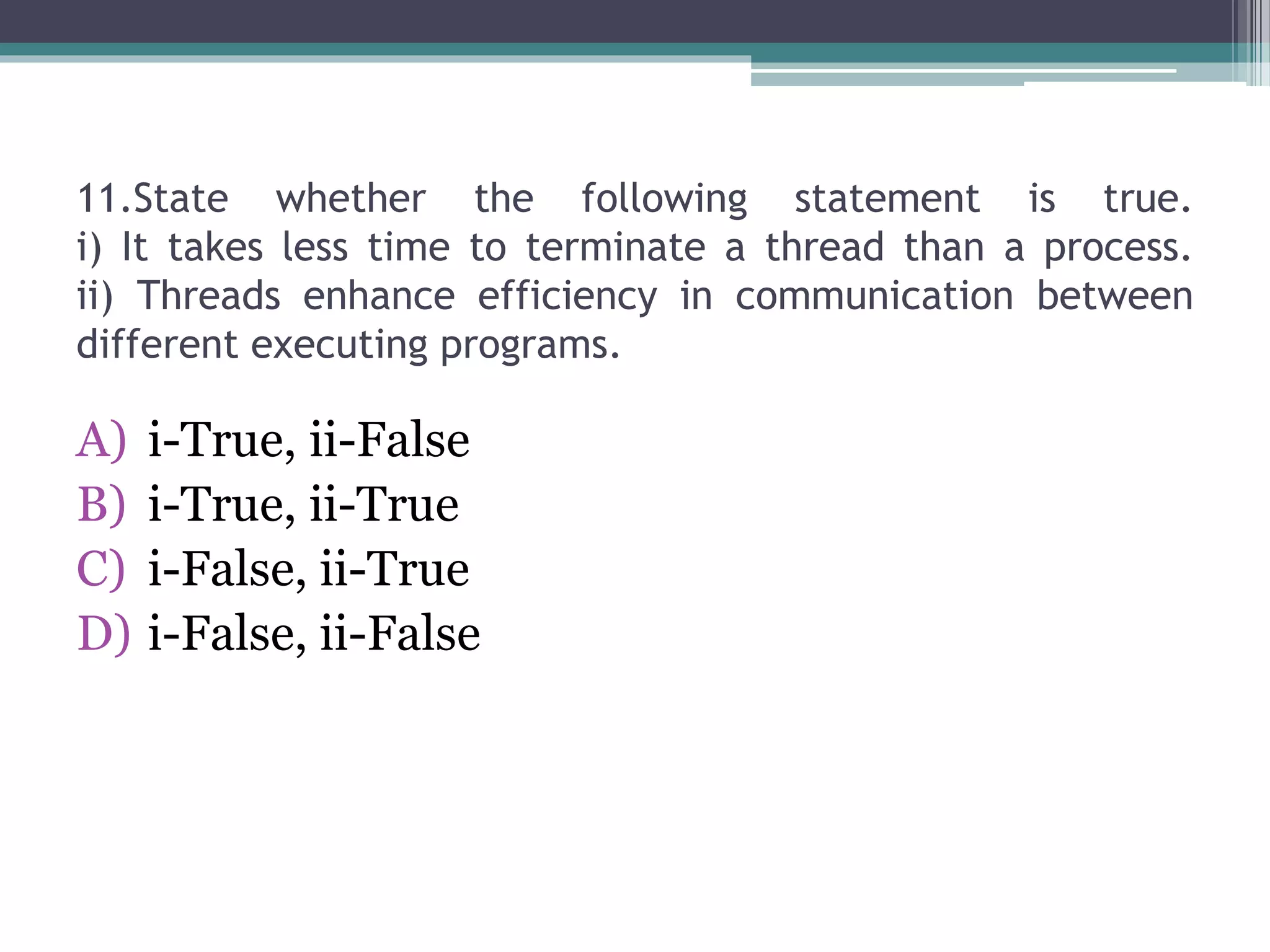 Operating System Quiz Pptx Operating Systems Computer Software And Applications