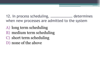 Operating system quiz | PPTX