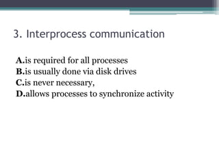 Operating system quiz | PPTX