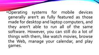 Operating system report | PPTX