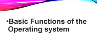 Operating system report | PPTX