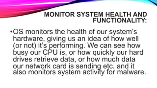 Operating system report | PPTX