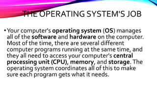 Operating system report | PPTX