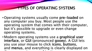 Operating system report | PPTX