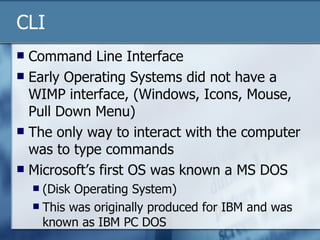 Operating Systems | PPT