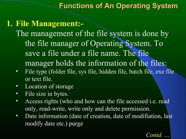 Operating systems | PPT | Computing | Technology & Computing