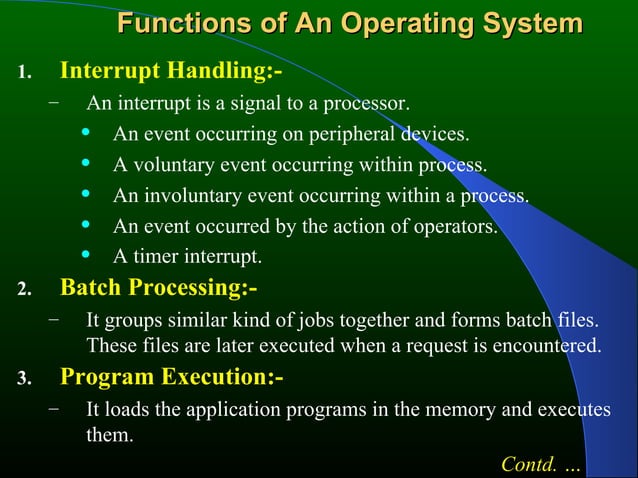 Operating systems | PPT | Computing | Technology & Computing