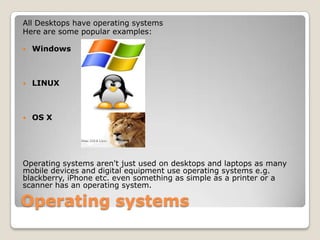 Operating systems | PPT
