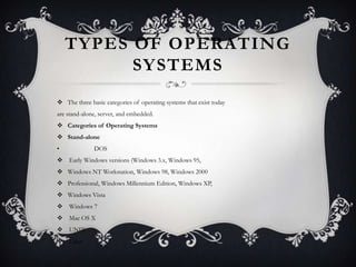 Operating systems | PPT